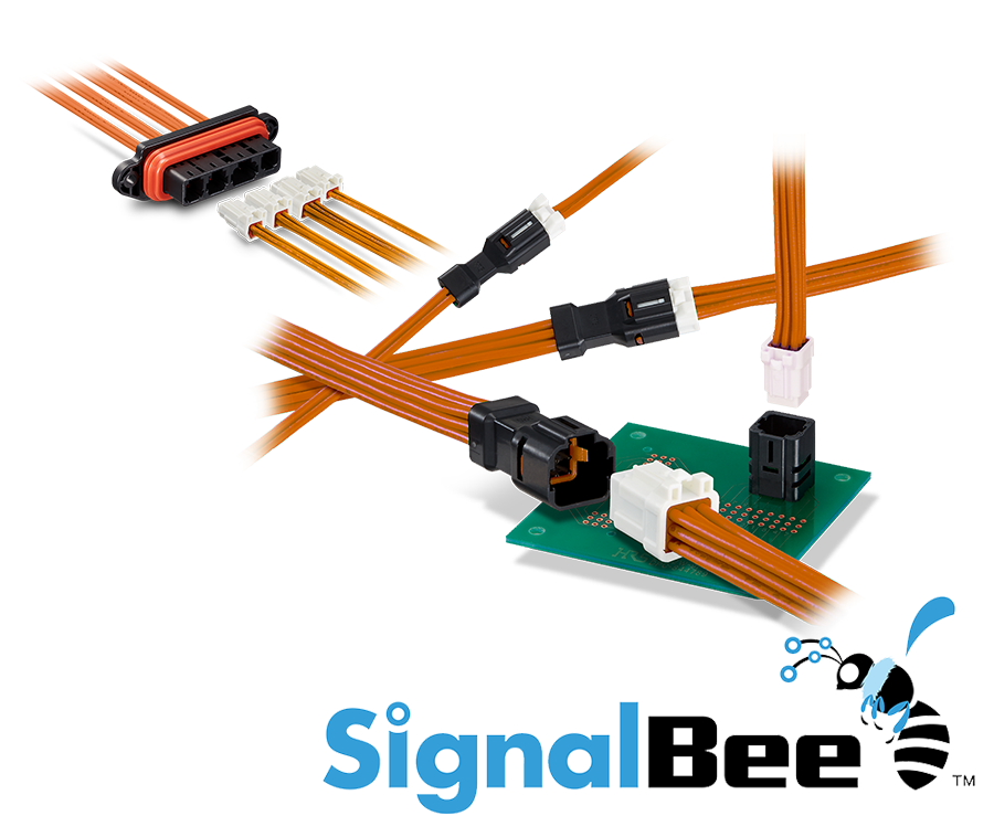 DF62W Series | Slim In-Line Connector for Internal Wiring